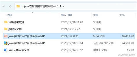 Java农村贫困户管理系统ssm贫苦户管理系统 Csdn博客