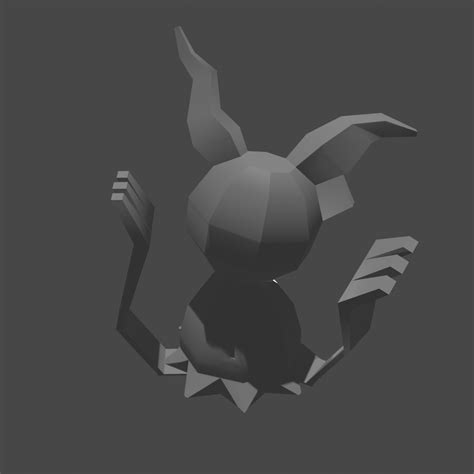 Free Mimikyu 3d Model Turbosquid 2282207