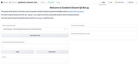 Building A Qanda Bot For Weights And Biases Gradient Dissent Podcast