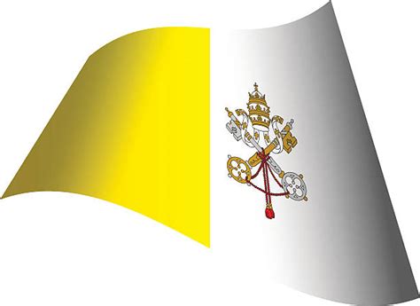 바티칸시국 국기 일러스트 스톡 사진 및 일러스트 Istock