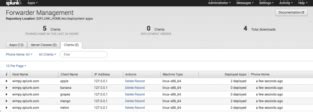 Configure Deployment Client Splunk Lognalytics