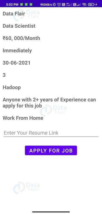 Create A Job Portal Android App With Source Code Dataflair