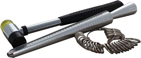 Ring Sizer Set Mandrel Finger Gauge Stick Tsk Aluminum Ring Rod Degree