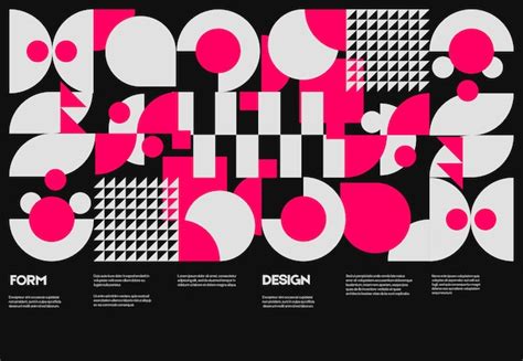 Premium Vector Abstract Bauhaus Geometric Pattern Background Vector Circle Triangle And Square