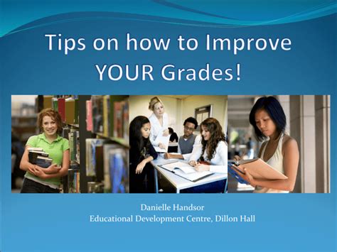 Improving My Grades Powerpoint Presentation