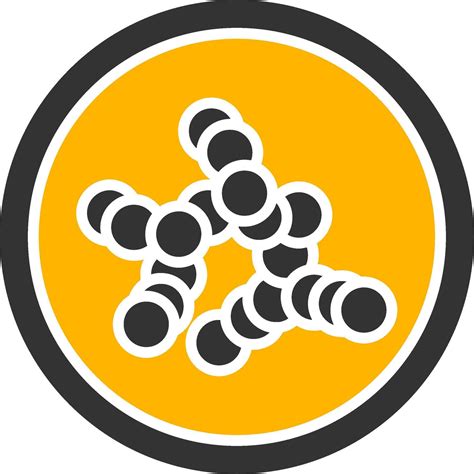 Streptococcus Mutans Dental Cavity Bacteria Glyph Two Color 67637252