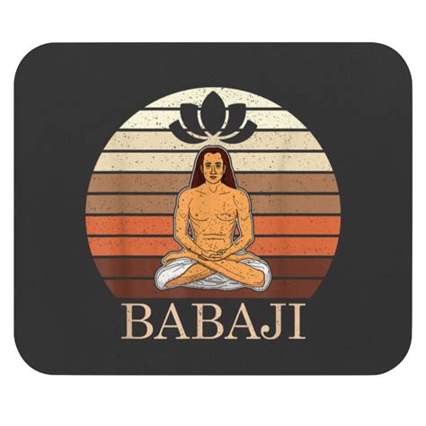 Mahavatar Babaji Hinduism Buddha Peace Master Fitness Poses Mouse Pads