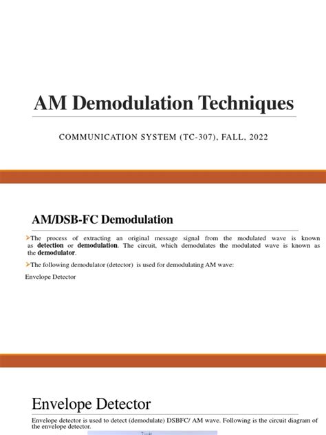communication systems pdf detector radio diode