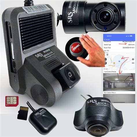 Srs 3ch 4g Ir Intercom Dashcam Full Set With Wifi Hotspot 24×7 Gps Live Tracking Remote Park