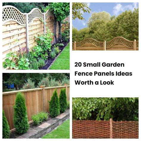20 Small Garden Fence Panels Ideas Worth A Look Sharonsable