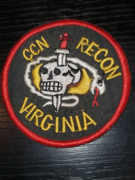1960s Us Army Cold War Vietnam Era Ccn Recon Virginia Patch Lk £11