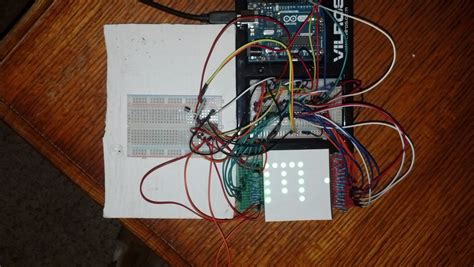 arduino 8x8 rgb led matrix controller with 4 shift registers and temperature sensor instructables