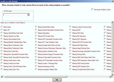 Unable To Code Reason Diagram Quizlet