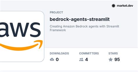 Bedrock Agents Streamlit Ecosystem Directory Marketdev