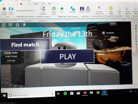 trying to script the customize menu etc after you press play what do i do r robloxgamedev