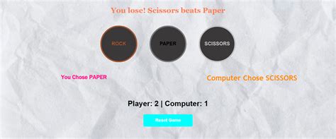 GitHub DENNIS CODES Rock Paper Scissors This Is A Simple GAME Created Using JavaScript HTML