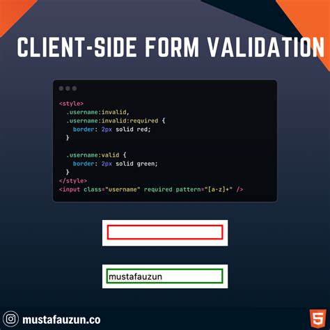 html client side form validation mustafa ateş uzun blog
