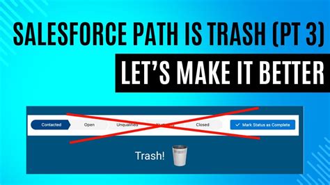 Salesforce Path Component Is Trash Pt 3 Youtube