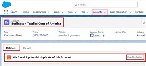 Merge Accounts In Salesforce