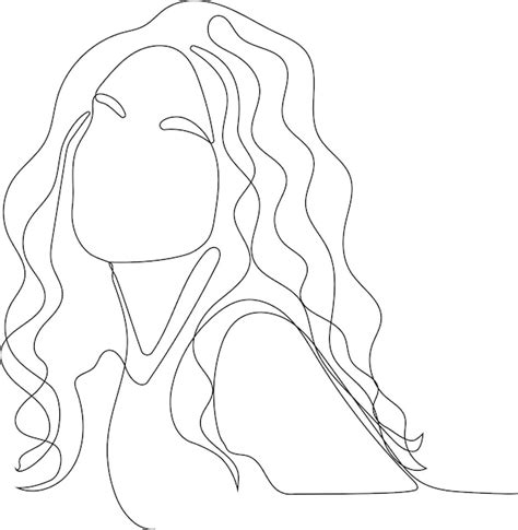 Premium Vector Portrait With Beautiful Young Attractive Model