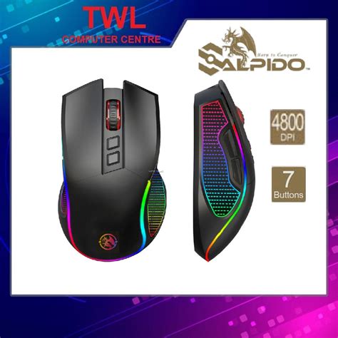 Salpido Sg M350 Aurora Bluetooth Wireless 2 4ghz Rgb Gaming Mouse Rechargeable 1y Warranty