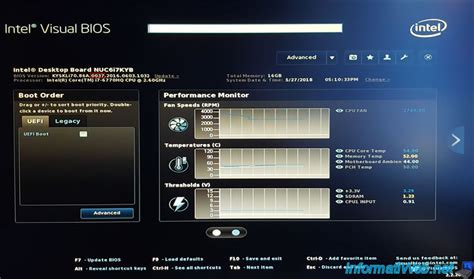 Flash Update The BIOS Of Your Intel NUC Skull Canyon NUC6i7KYK BIOS Tutorials InformatiWeb