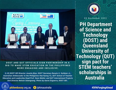 Ph Department Of Science And Technology Dost And Queensland University Of Technology Qut