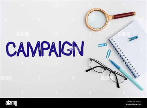 Handwriting Text Campaign Business Approach Organized Course Of Action