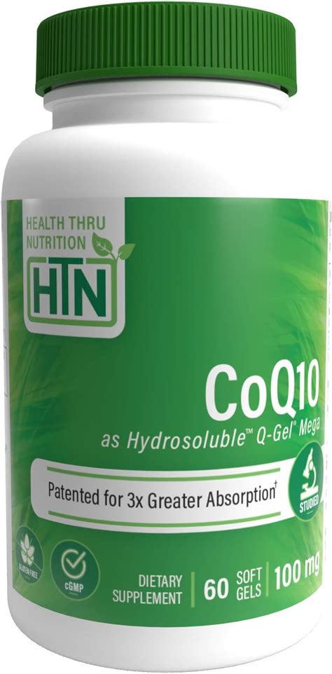Health Thru Nutrition H2q Coq 10 With 8x Higher Absorption