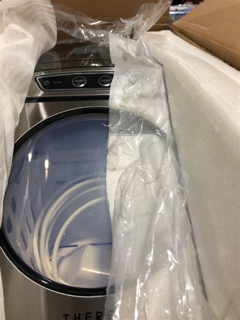 Thereye Countertop Nugget Ice Maker Pebble Ice Maker Machine 30lbs