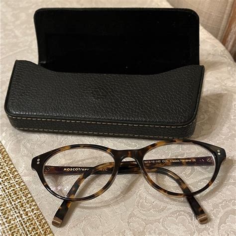 Moscot Accessories Moscot Havana Tortoise Glasses With Black Case