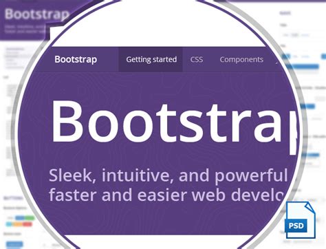 archivos psd elementos de bootstrap 3 en psd
