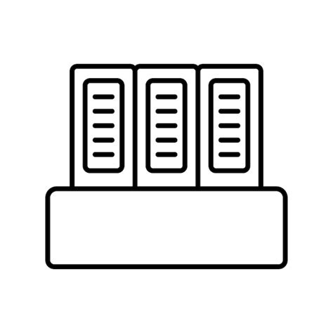 Premium Vector Binder Sign Symbol Vector Glyph Color Icon