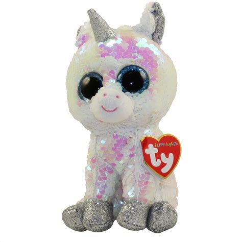 Beanie Boos Flippables Regular Plush Diamond White Unicorn Toy Brands A K Caseys Toys