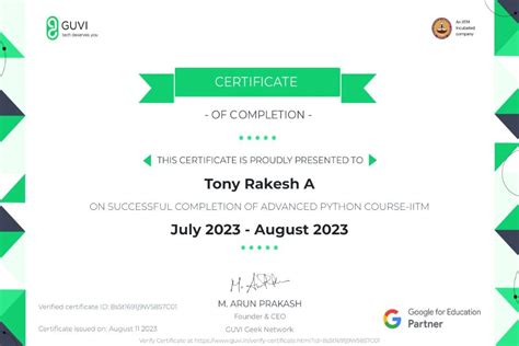 I Am Thrilled To Announce That I Have Successfully Completed The