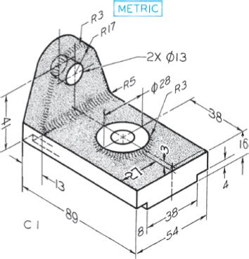 Solved Draw Multi View Orthographic Projections With Chegg