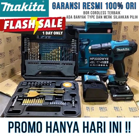 Jual Mesin Bor Baterai Makita 168v Jld Tanpa Kabel Cordless Impact