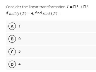 Solved Consider The Linear Transformation T R R If Chegg Com