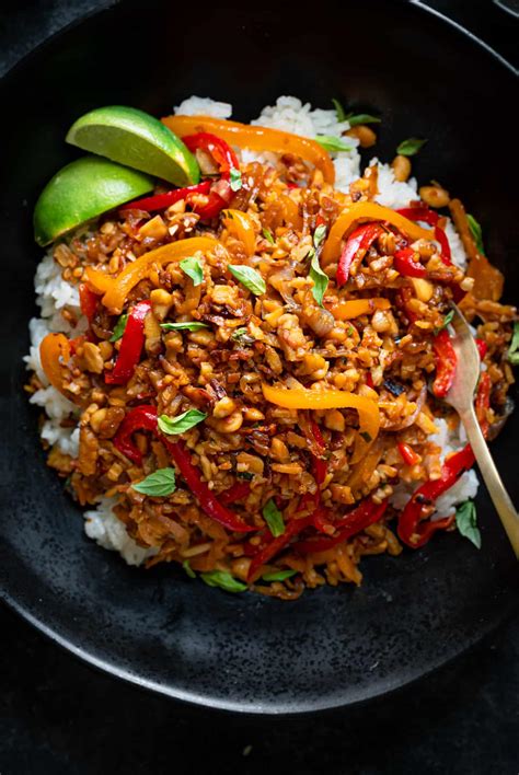 Tempeh Kecap Rainbow Plant Life