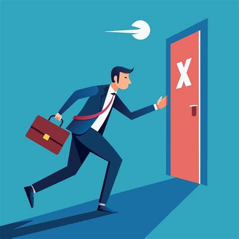 Premium Vector Quit Routine Job Escape Way Or Solution For Business Dead End To Be Success Or