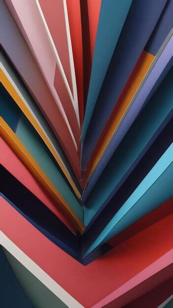 Premium Ai Image 3d Rendering Of An Abstract Angular Composition