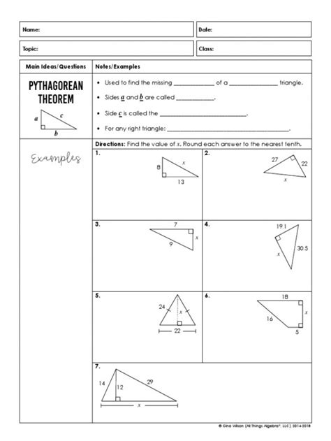 Gina Wilson Math Worksheet Answers Printable Pdf Template