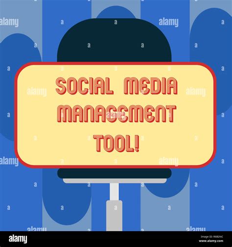 Handwriting Text Social Media Management Tool Concept Meaning