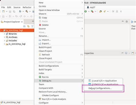 How To Build Lvgl Applications Using Stm32cubeide Stm32mpu