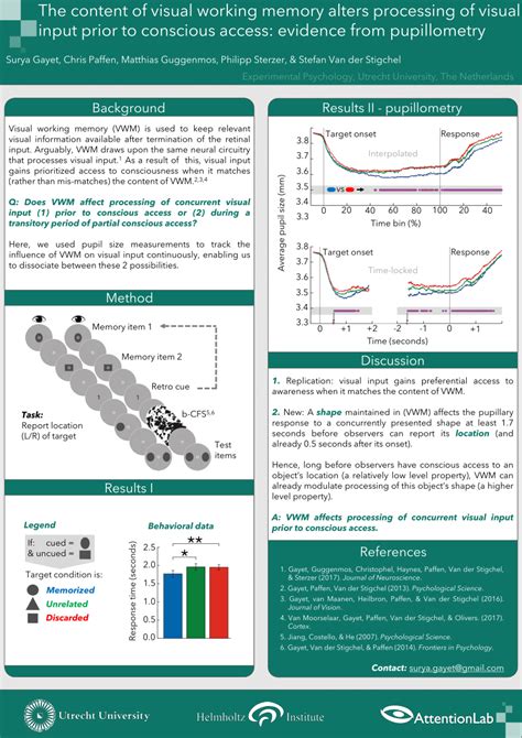 Pdf The Content Of Visual Working Memory Alters Processing Of Visual