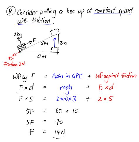 Equation For Distance Force And Work Done