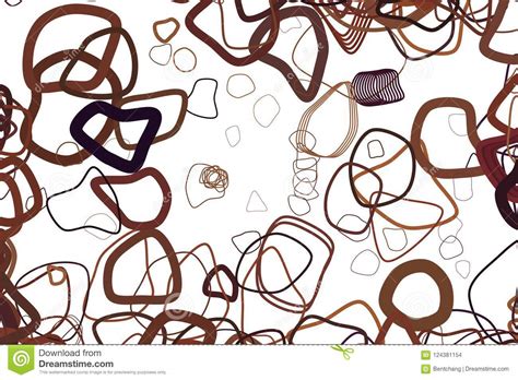 Color Abstract Random Rounded Shapes Geometric Pattern Generative Art Background Details