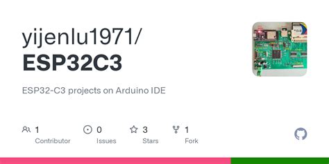 Github Yijenlu1971esp32c3 Esp32 C3 Projects On Arduino Ide