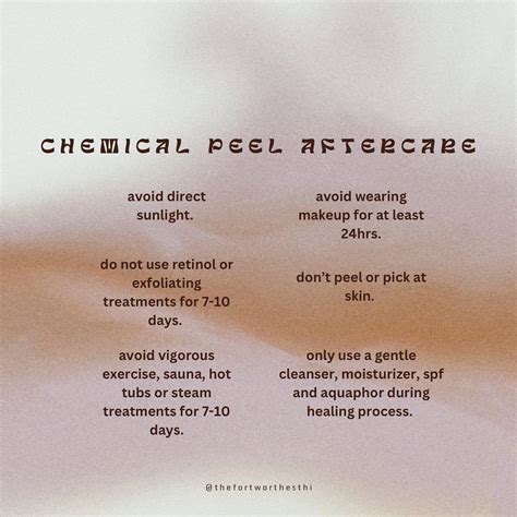 Chemical Peel Aftercare Chemical Peel Chemical Face Peel Skin