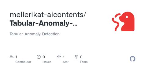 Github Mellerikat Aicontents Tabular Anomaly Detection Tabular Anomaly Detection